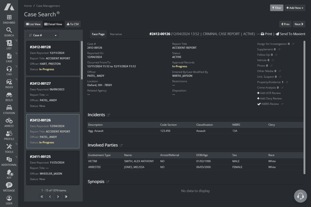 NIBRS Reporting - Simple Compliance for Law Enforcement | ARMS