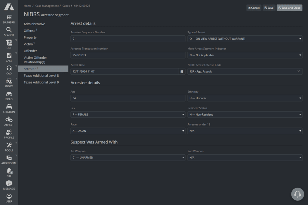 Municipal - Efficient CAD/RMS Solutions for Public Safety | ARMS