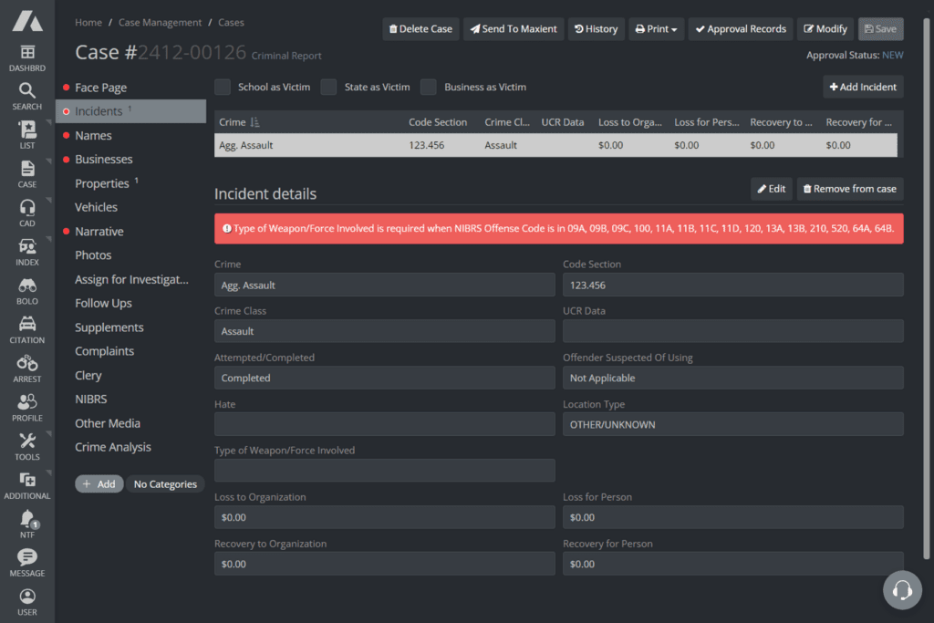 RMS - Simplified Records Management for Public Safety | ARMS